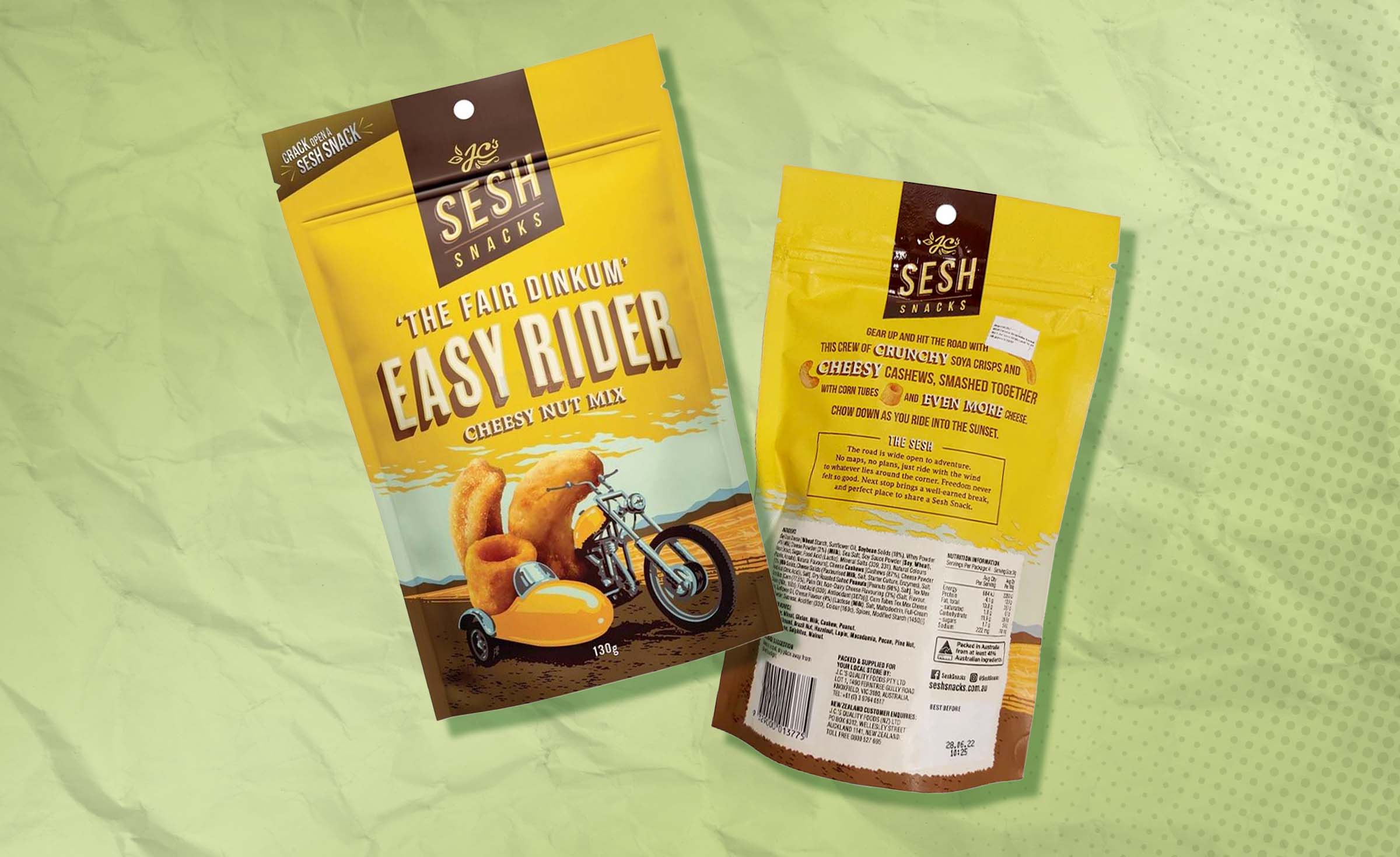 Review: Sesh Snacks "The Fair Dinkum" Easy Rider Cheesy Nut Mix - Chews It