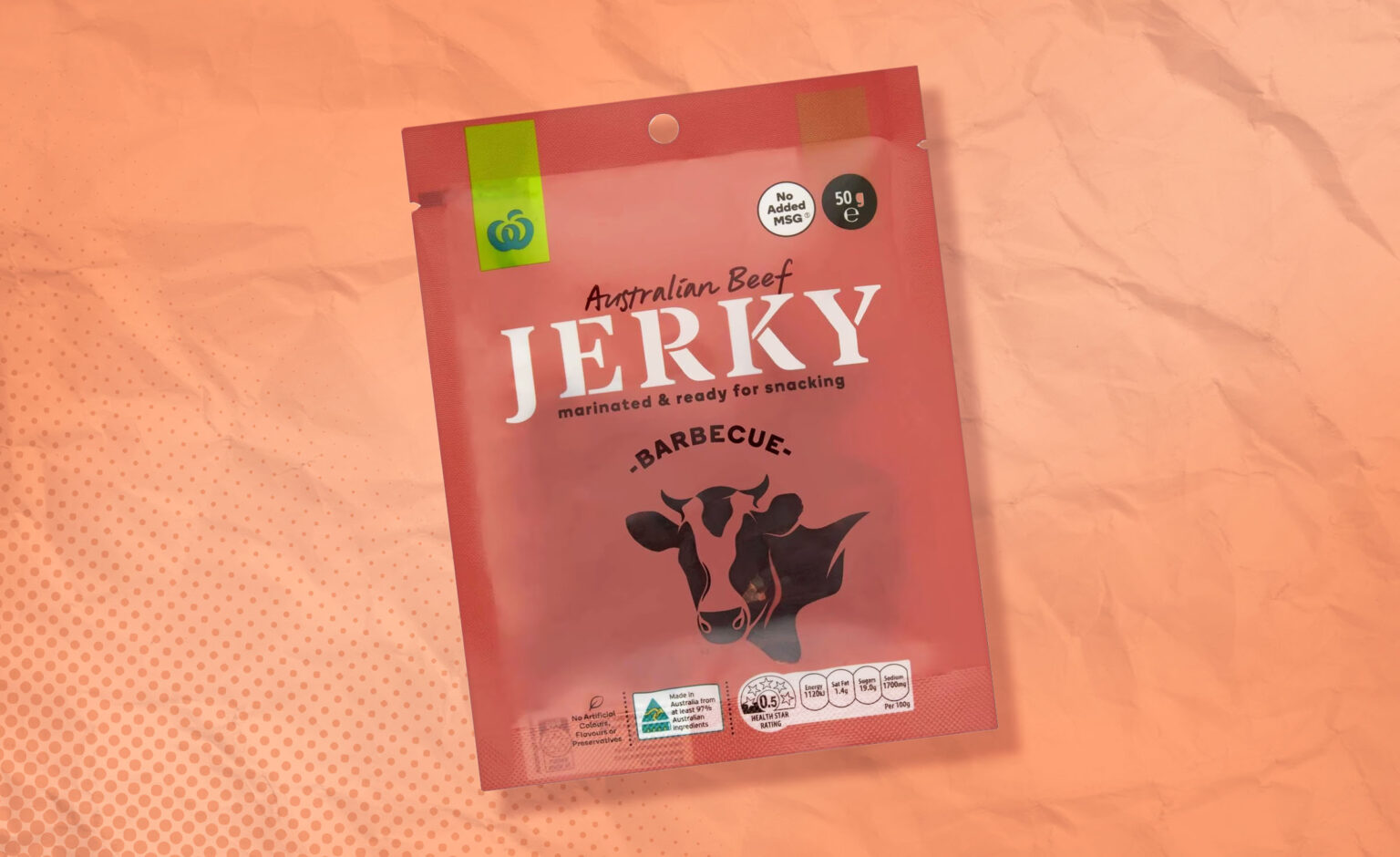 Review: Woolworths Australian Beef Jerky - Barbecue - Chews It